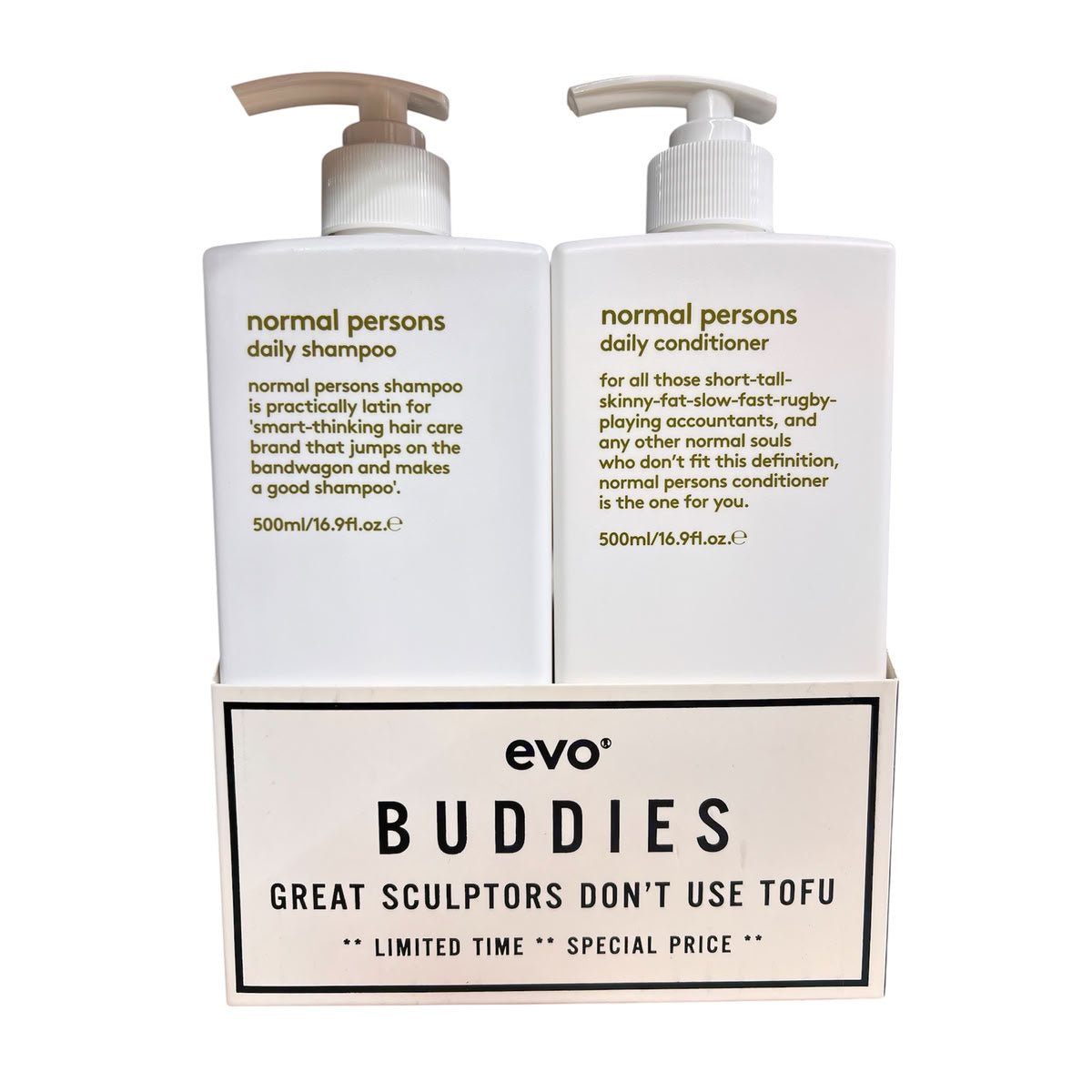 EVO Normal Persons Daily Shampoo & Conditioner Duo Set | Daily Cleanse ...